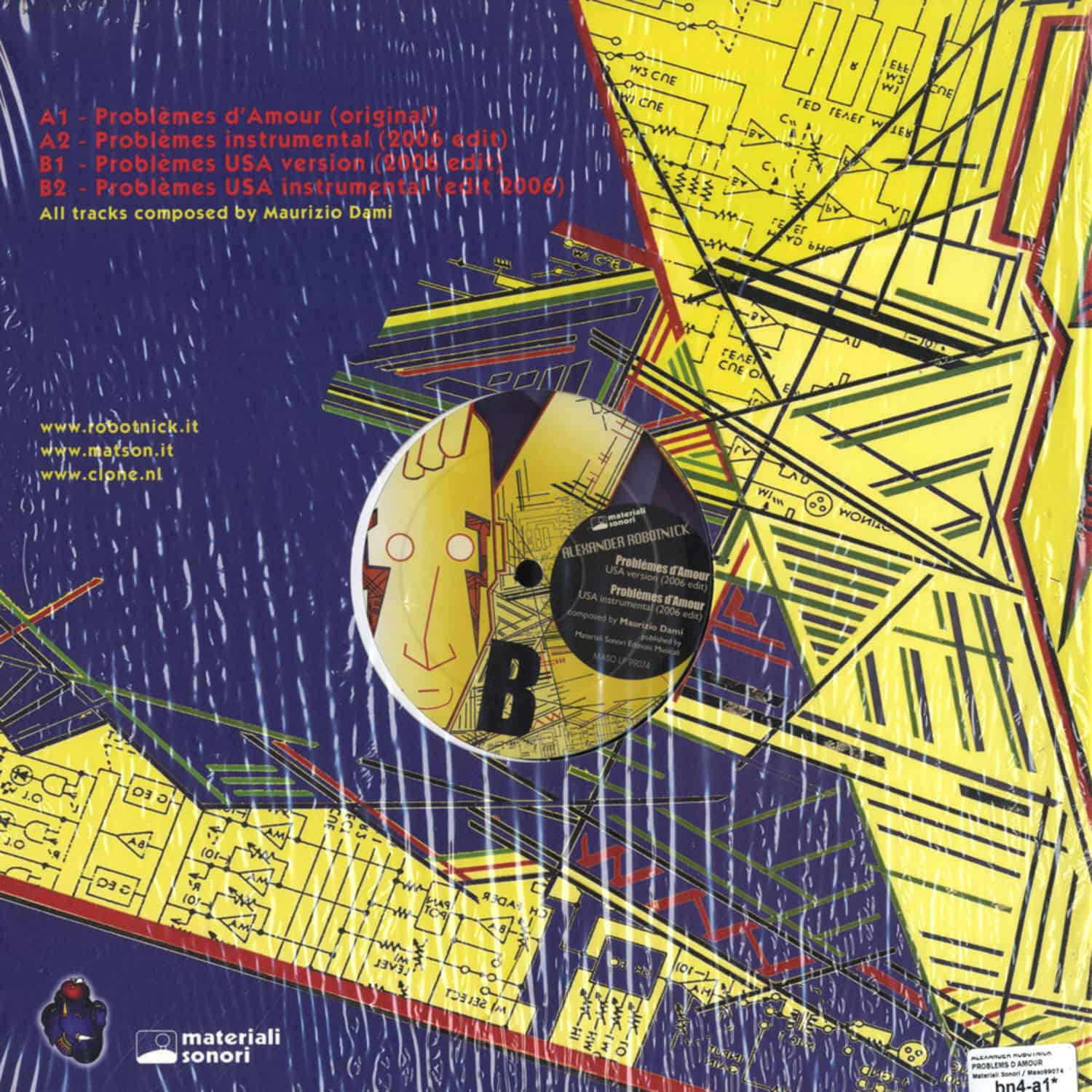 Alexander Robotnick - PROBLEMS D AMOUR Alexander Robotnick - PROBLEMS D AMOUR