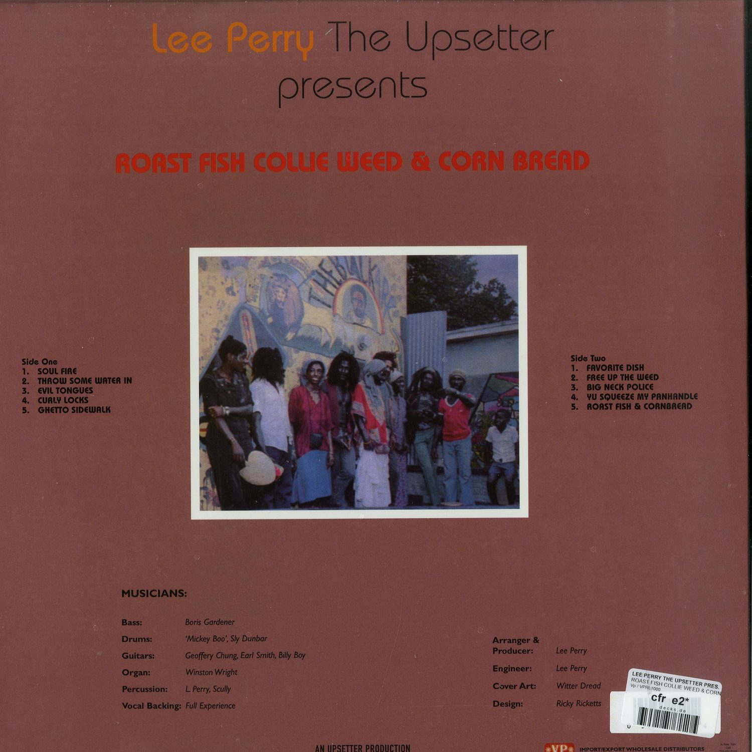 Lee Perry - ROAST FISH COLLIE WEED & CORN BREAD