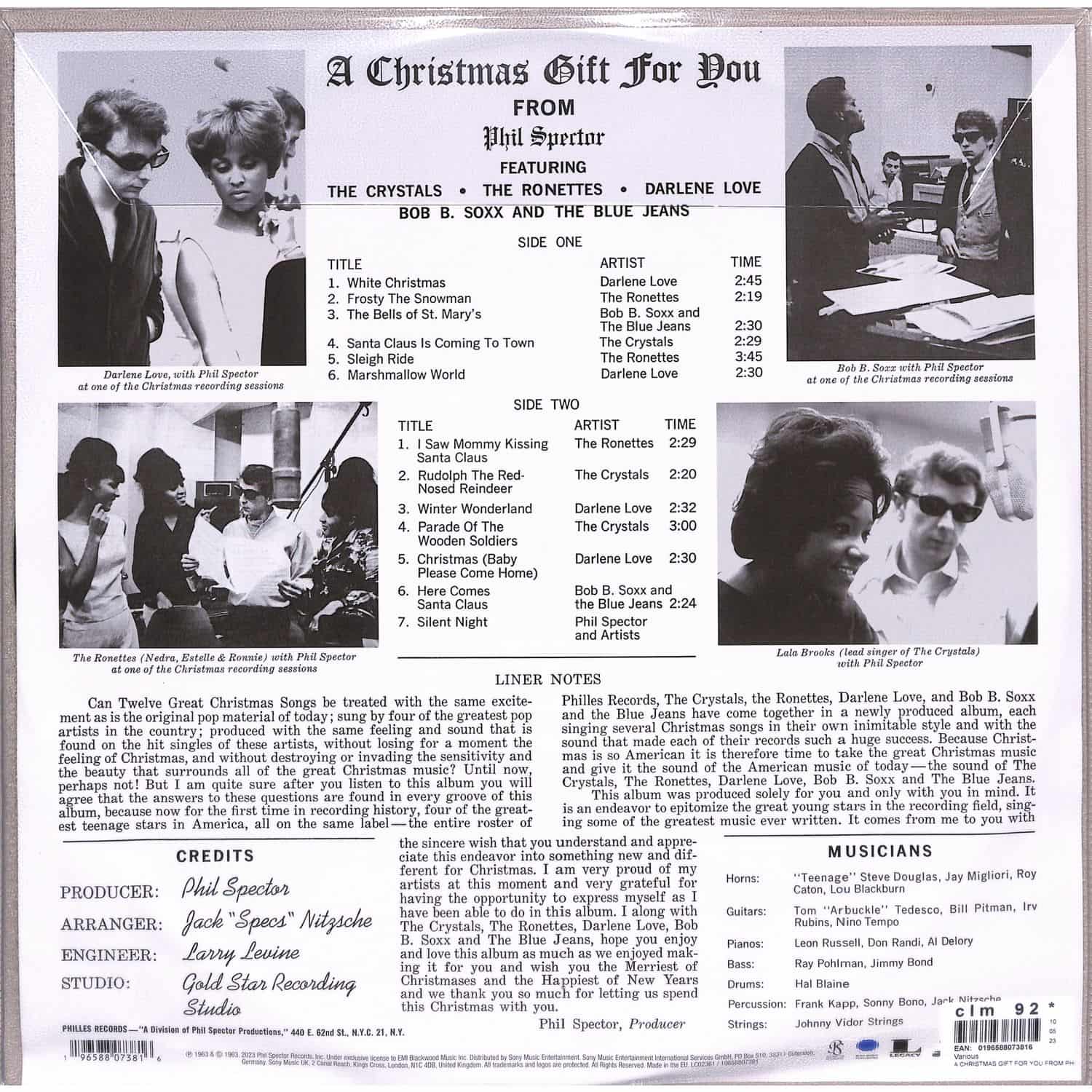 Various - A CHRISTMAS GIFT FOR YOU FROM PHIL SPECTOR