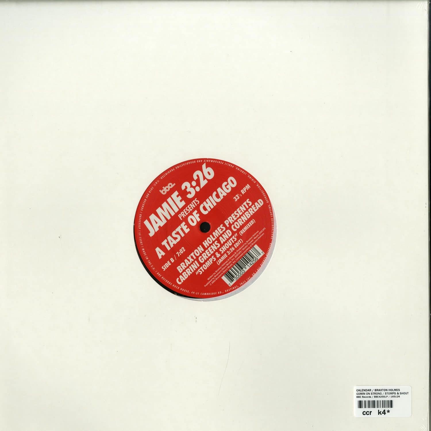 Calendar / Braxton Holmes - COMIN ON STRONG / STOMPS & SHOUTS / BBE ...