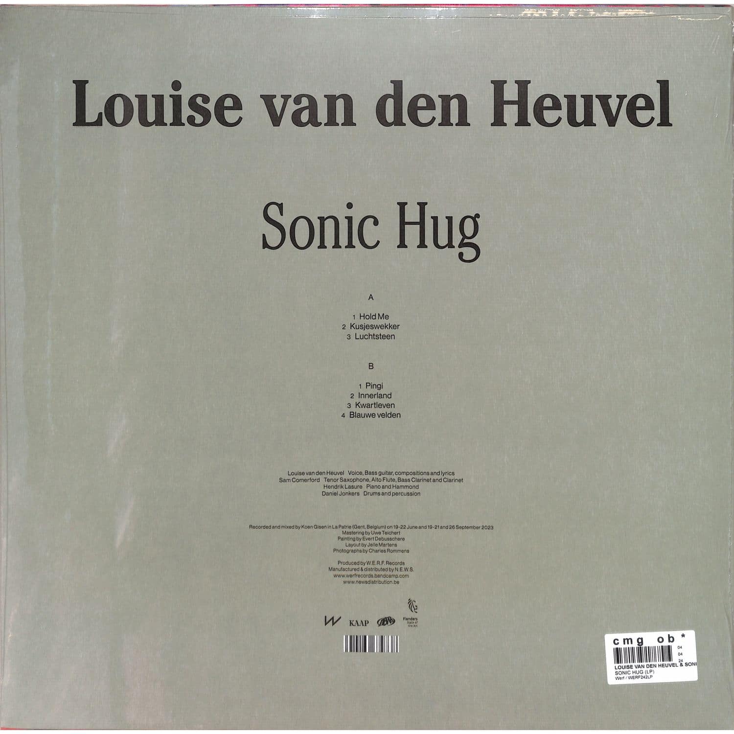 Louise Van den Heuvel & Sonic Hug - SONIC HUG
