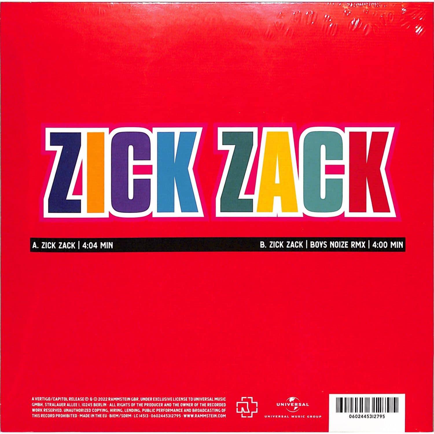 Rammstein - ZICK ZACK