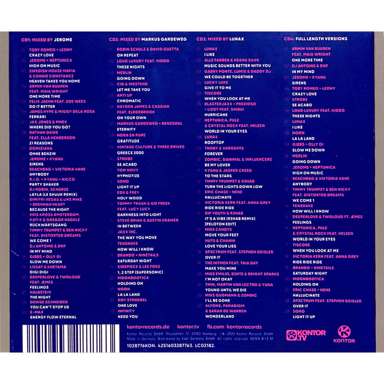 Various - KONTOR TOP OF THE CLUBS VOL.94