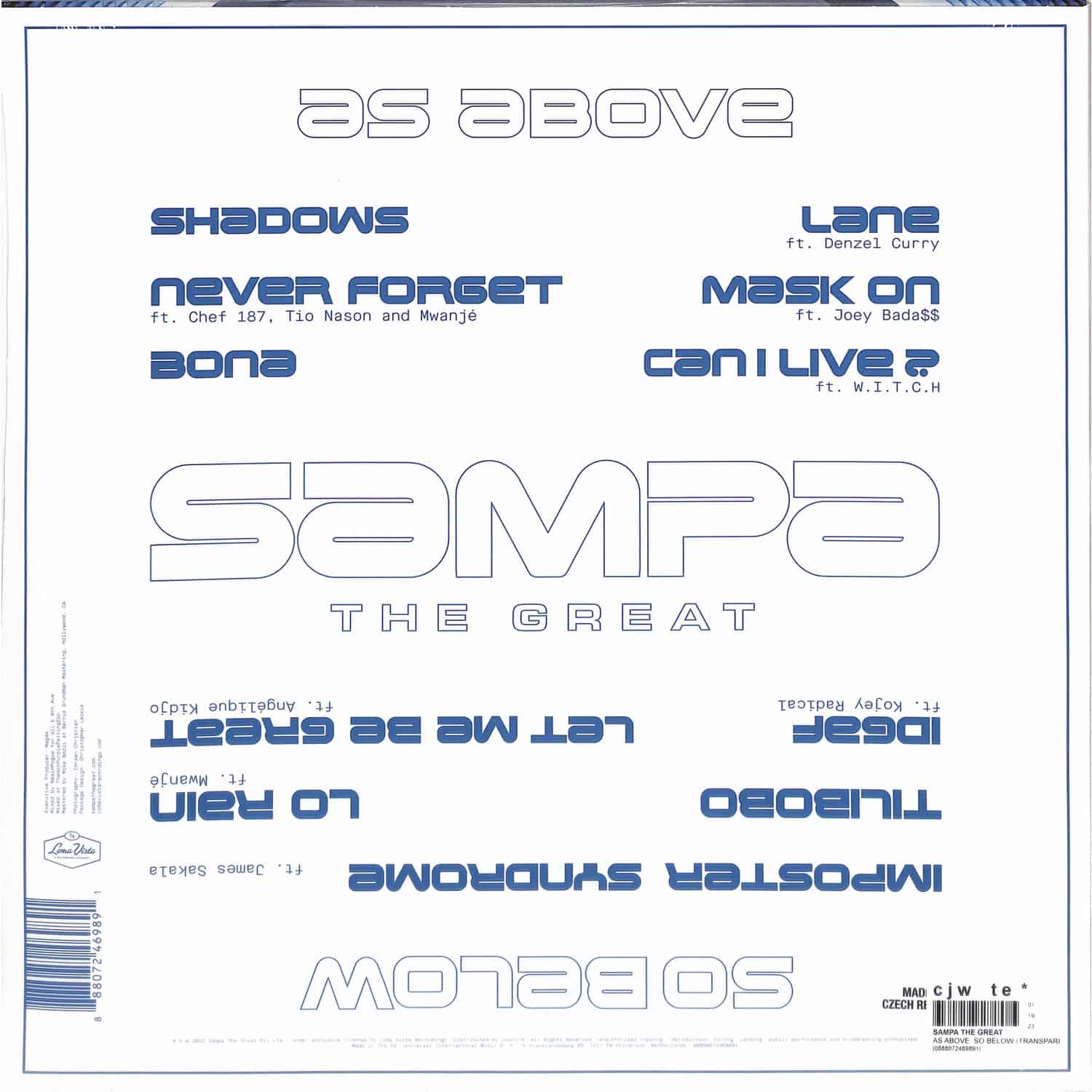 Sampa The Great - AS ABOVE, SO BELOW