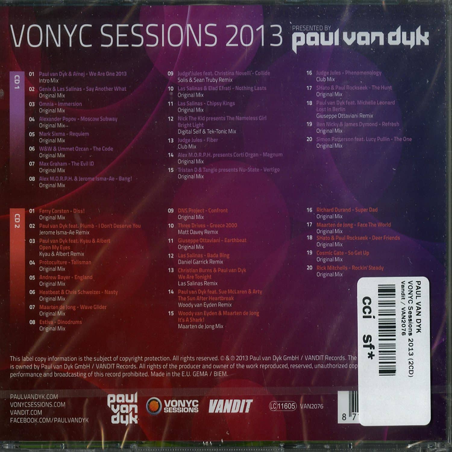 Paul van Dyk - VONYC SESSIONS 2013
