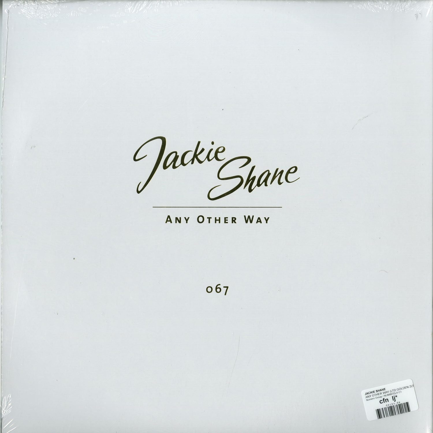 Jackie Shane - ANY OTHER WAY / Numero Group / NUM067DLX-C1 | Coloured ...