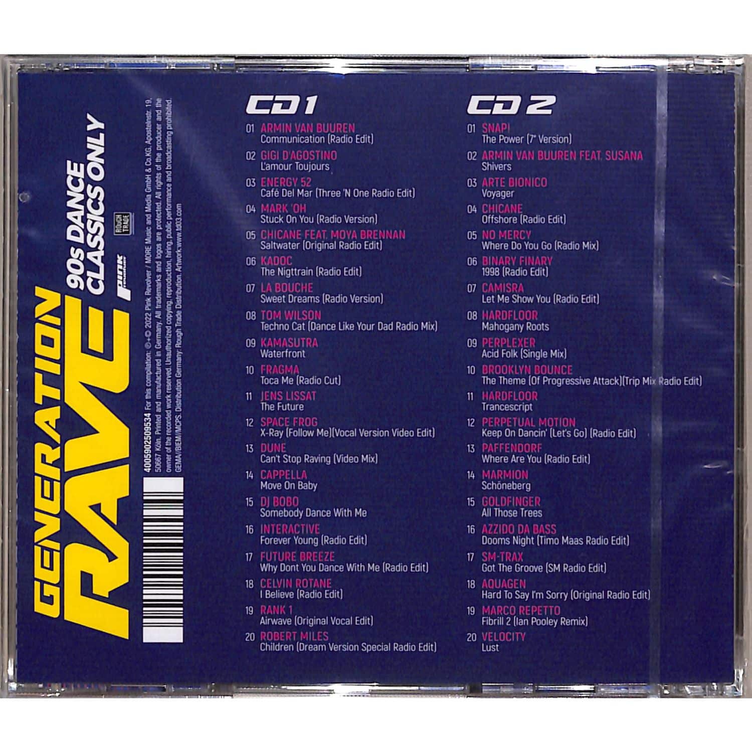 Various - GENERATION RAVE VOL. 3 - 90S DANCE CLASSICS ONLY