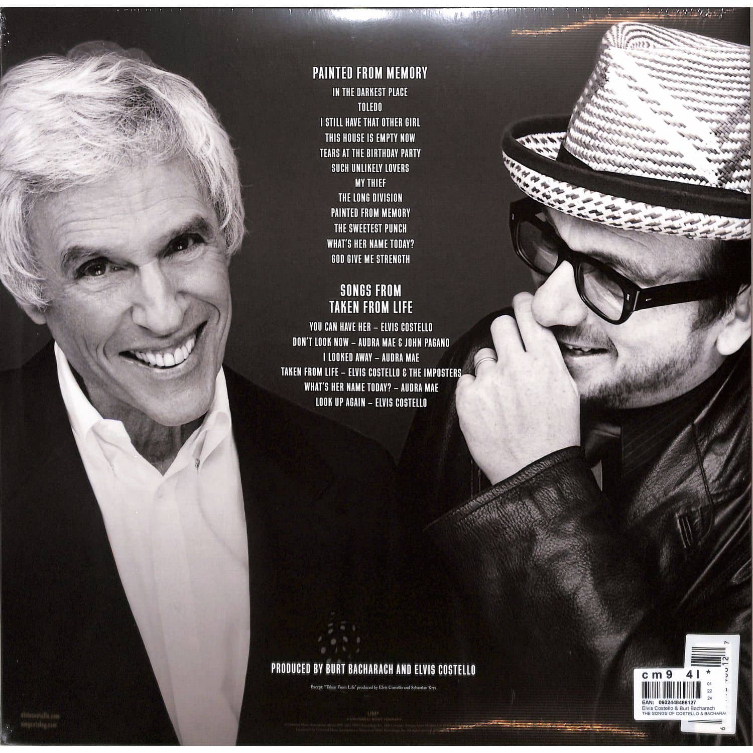 Elvis Costello & Burt Bacharach - THE SONGS OF COSTELLO & BACHARACH Elvis Costello & Burt Bacharach - THE SONGS OF COSTELLO & BACHARACH