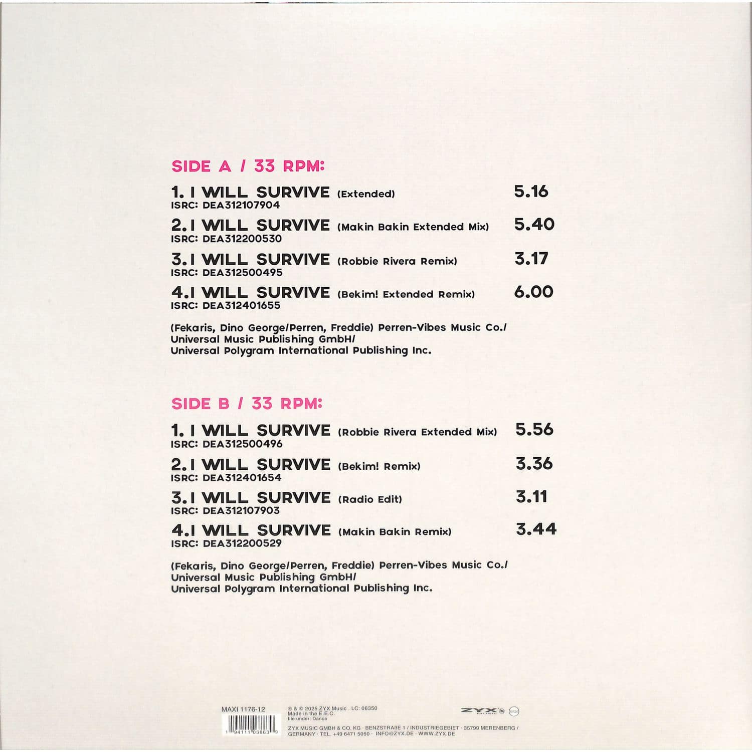 Block & Crown Feat. Culum Frea - I WILL SURVIVE