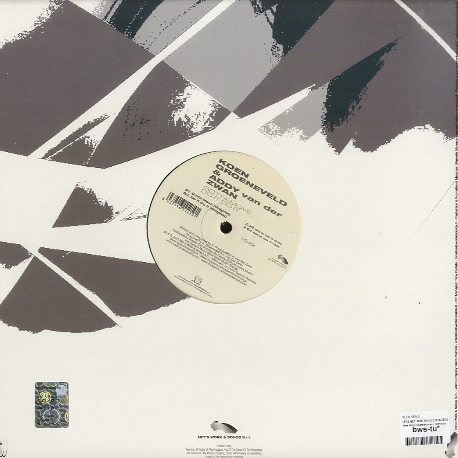 Koen Groeneveld & Addy van der Zwan / Alex Kenji - LETS GET THIS THINGS ...