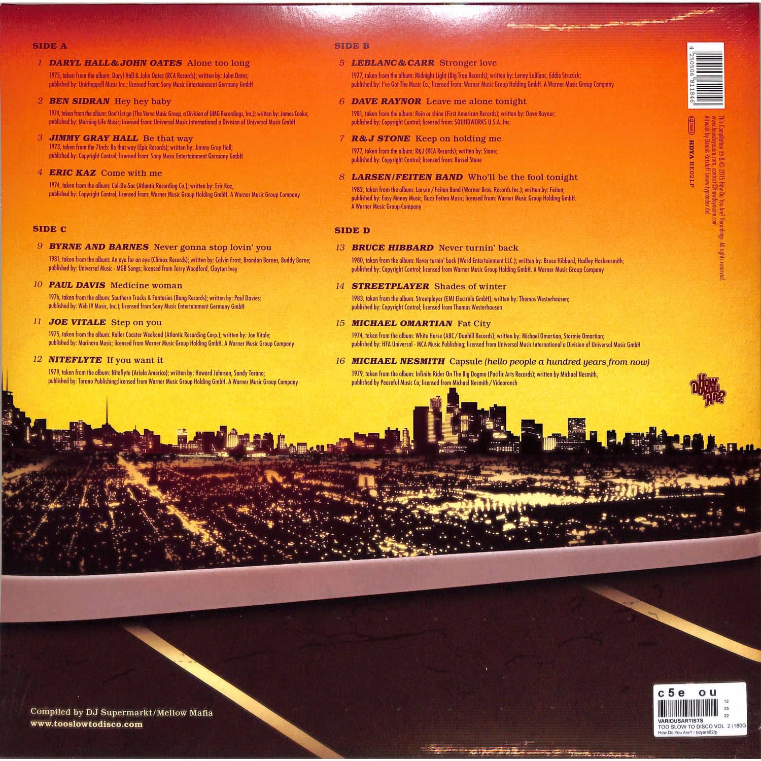 VariousArtists - TOO SLOW TO DISCO VOL. 2