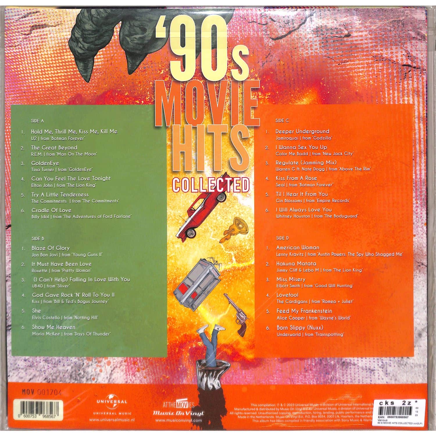 Various - 90 S MOVIE HITS COLLECTED Various - 90 S MOVIE HITS COLLECTED